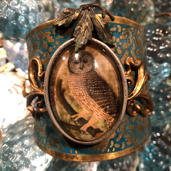 Vintage Art Nouveau Sylvia Massey Face Tree of Life Bib Necklace, Heart ...