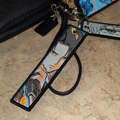 Embroidered Key Tag / Jet Tag - Etsy