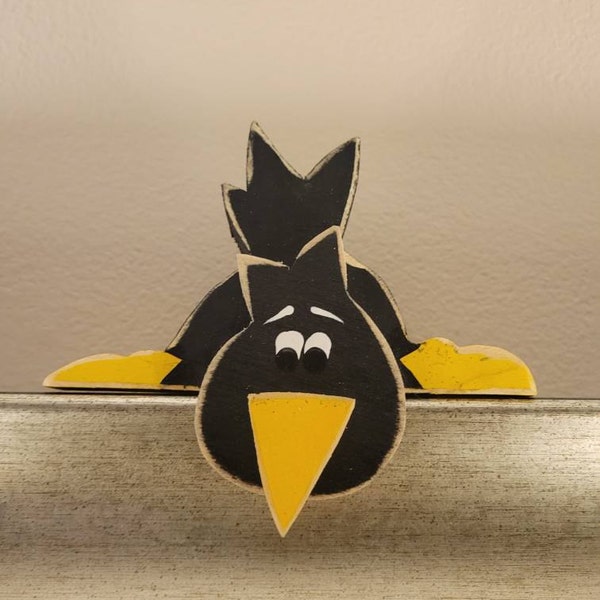 Shelf Sitting Crow - Etsy