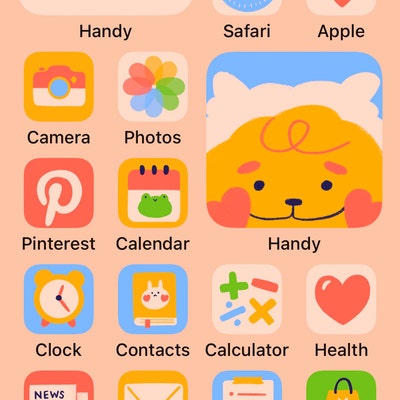 Cute Animals App Icon Set ios 14 & Android - Etsy Canada