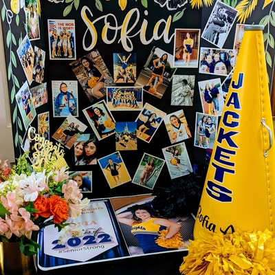 Senior Tri-fold Photo Display Board for Graduation Party - Etsy