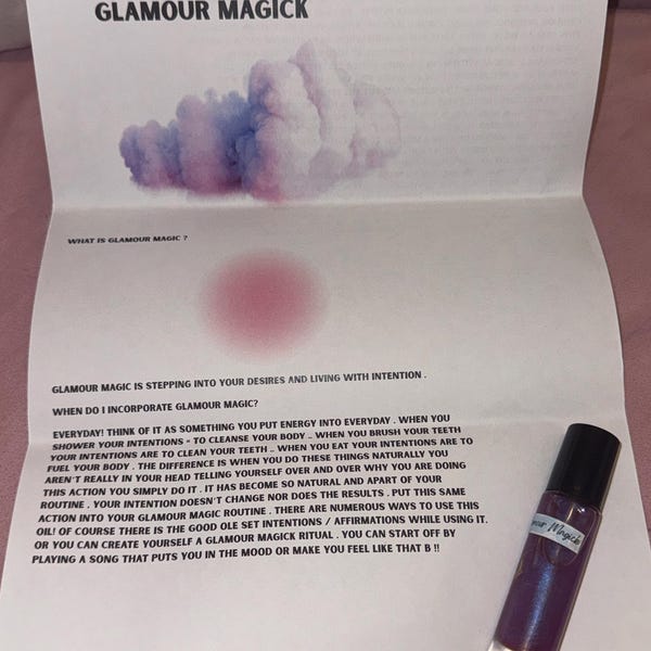 Glamour Magick Oil, Beauty Spell, Manifest Your Desires, Spiritual Gift ...