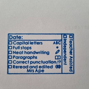 Personalized Company Name and Date Stamp Company Address | Etsy