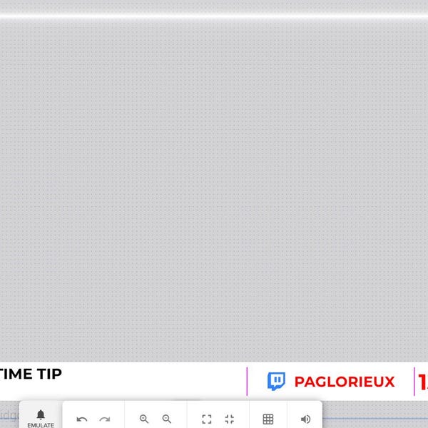 White Webcam Overlay for Twitch | Webcam and Rotator Widget | Subs ...