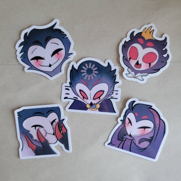 Stolas Sticker/ Sticker Waterproof/ Helluva Boss/ / Cute Stolas/ Red ...