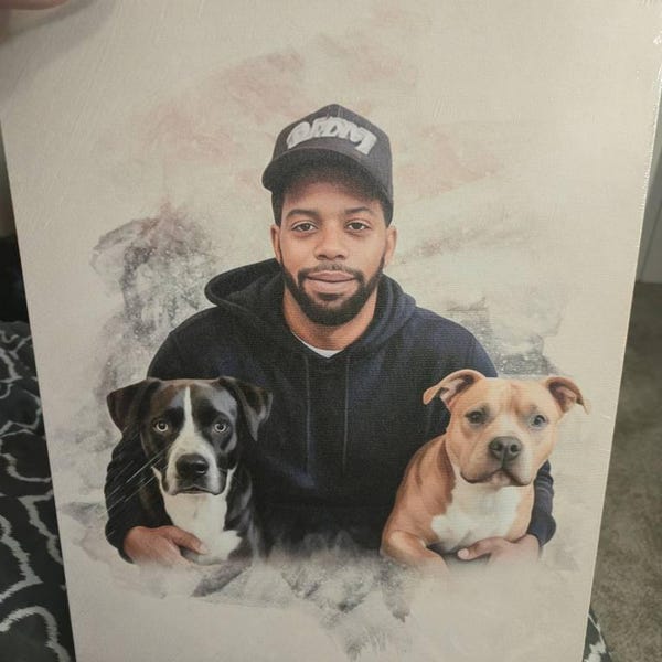 Personalized Watercolor Memorial Family Portrait, Add People to Photo ...