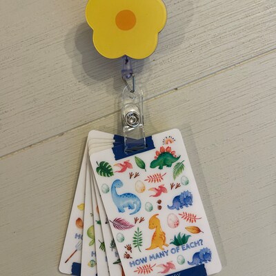 35 Pediatric Badge Cards, FREE Flower Badge Reel, Occupational Therapy ...