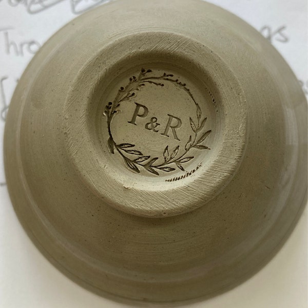 Custom Makers Stamp, Pottery Stamp, Custom Logo Stamp, Initial Stamp ... Custom Makers Stamp, Pottery Stamp, Custom Logo Stamp, Initial Stamp ...