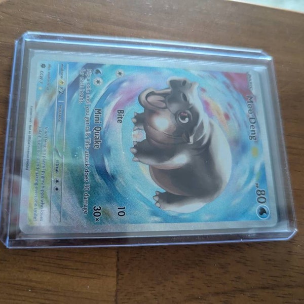 Gorochu Custom Holographic Card - Etsy