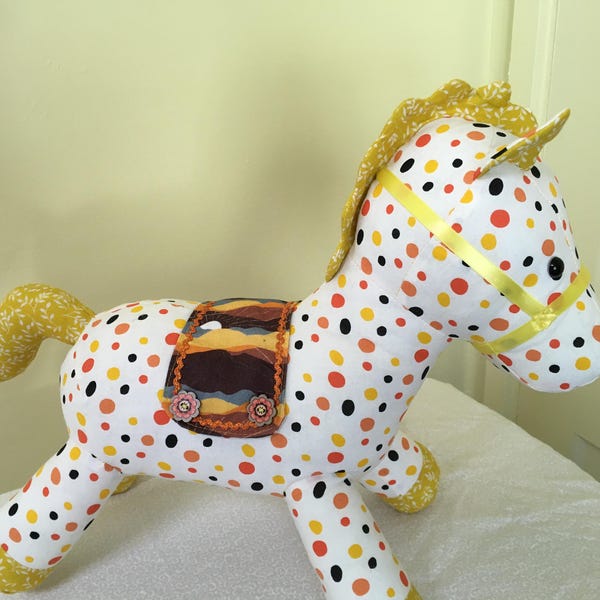 Stuffed Animal - Pony PDF Sewing Pattern & Tutorial | Stuffed Horse ...
