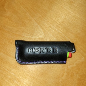 MINI BIC Leather Lighter Case for Use With MINI Bic Lighter | Etsy