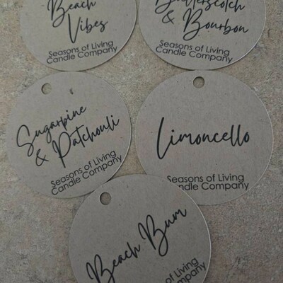 Custom Tags Premium Cardstock Custom Printing and Logos for Small ...