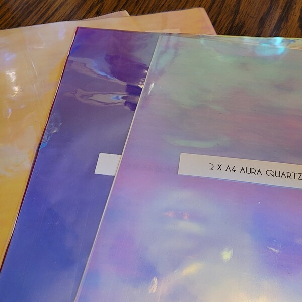 Dichroic GRAPE Mylar Sheet With Holographic, Iridescent Sheen Color ...