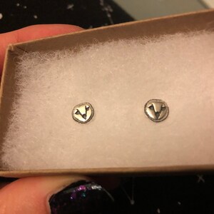 Roots Stack One Ring. Monogram Initial Stack Sterling - Etsy