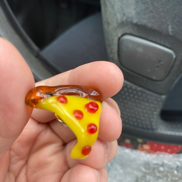 Slime Green Glass Trippy Drippy Hat Brim Pin - Etsy