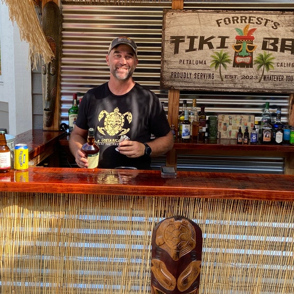 Tiki Bar Sign Personalized, Custom Tiki Bar Décor, Sign for Tiki Bar ...