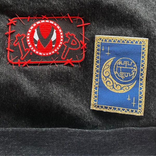 Helluva Boss IMP Logo Embroidered Patch | 3 Inch Sew on Embroidered ...