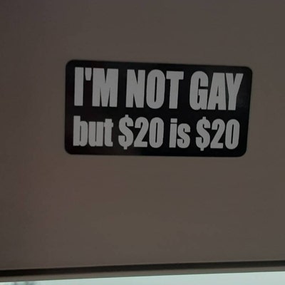20 Dollars is 20 Dollars Funny Hard Hat Stickers 1x2 Vinyl - Etsy