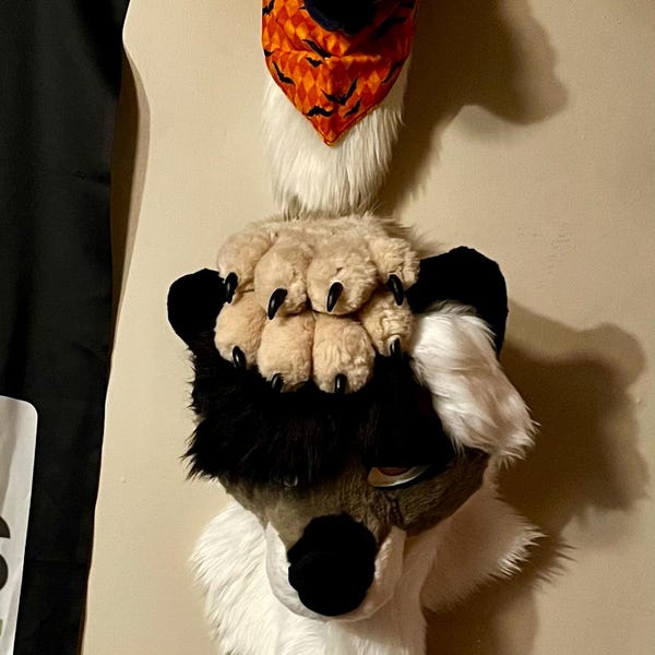 Fursuit Head Wall Mount: Cosplay Headgear Display (10lb Max Load) - Etsy