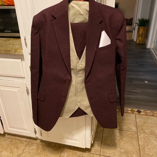 Men Rust Suit, Rustic Beach Wedding Suit,rustic Groomsmen Suit, Gift ...