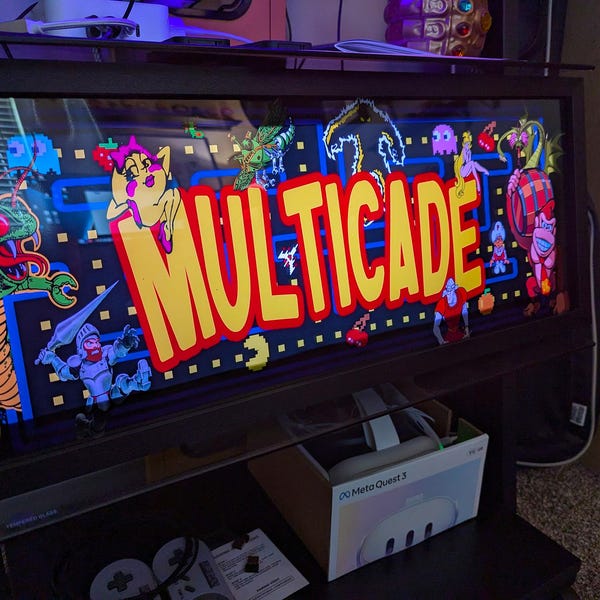 Outrun Arcade 1up Cabinet Riser Graphic Decal Sticker Only - Etsy