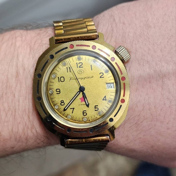 Vintage Swiss Wrist Watch Tourist Incabloc Antimagnetique, Old Watch ...