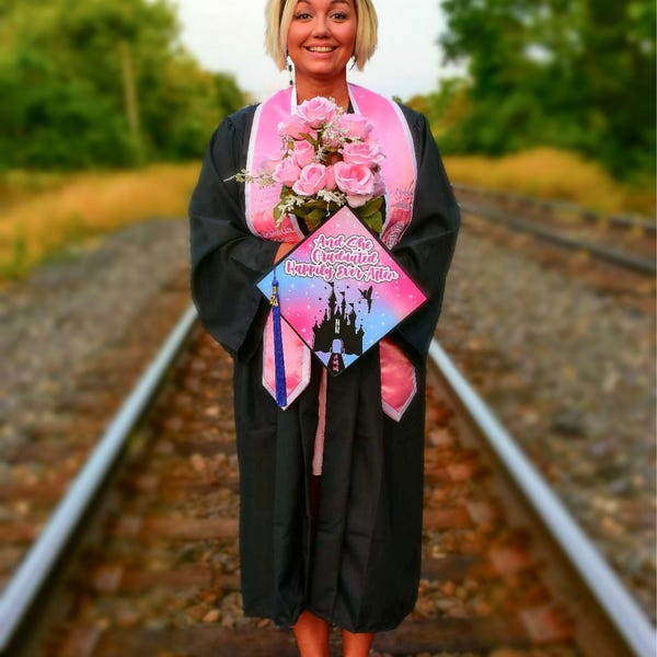 Custom Grad Cap Topper That's A Wrap Movie Theater Graduation Cap Film ...