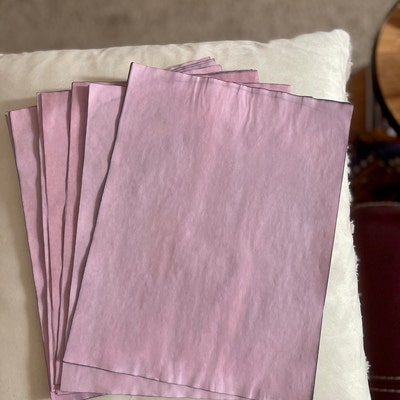 12 Sheets of Fancy Edged Tea Dyed Paper. Tea Dyed Stationary. - Etsy
