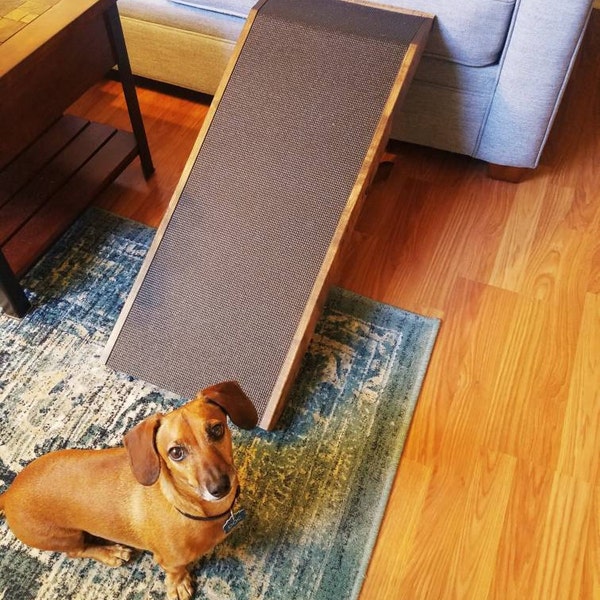 Doggoramps Small Dog Ramp for Bed - Adjustable Dog Ramp up to 37" High ...