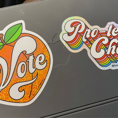 Georgia Peach Vote Sticker - Etsy