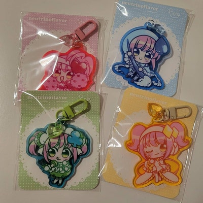 Café Mew Mew Chibi Holographic Stickers - Etsy