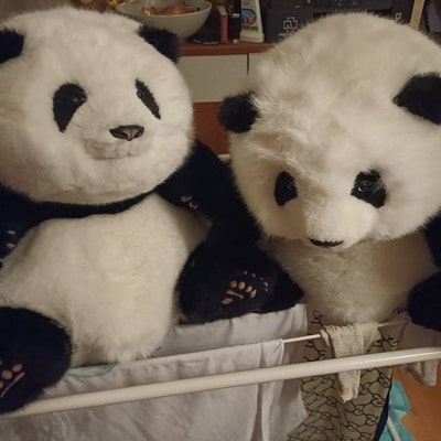 SEEU & Chongker He Hua Super Lifelike Plush Panda Dollpanda Fans Can't ...