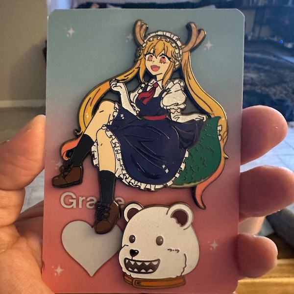 Girl Anime Hard Enamel Pin Filler Pin Cosplay Accessory Pin on Pin - Etsy
