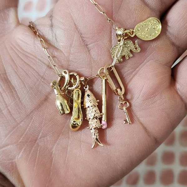 14K Gold Rolo Chain Ring, Chain Link Ring, Thick Chain Curb Ring, Rolo ...