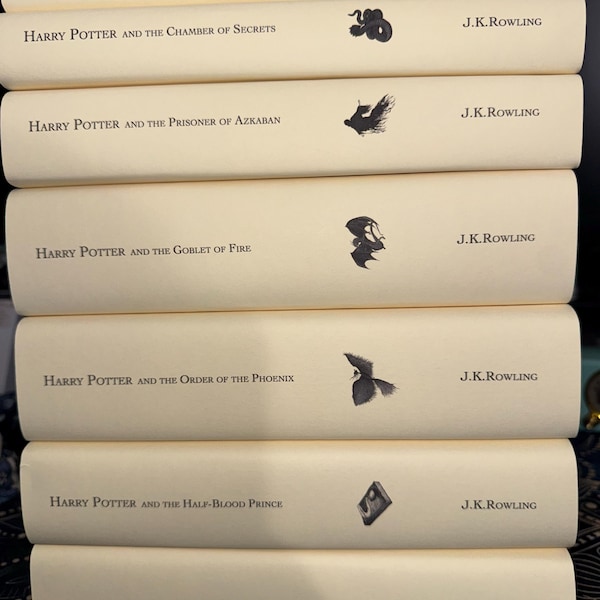 HP Set Hardcover Dust Jackets Covers Book Collection Illustrated ...