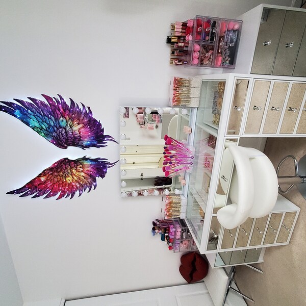 Plexi Print, Woman Silhouette Desing Wall Art, Black and White UV Print ...