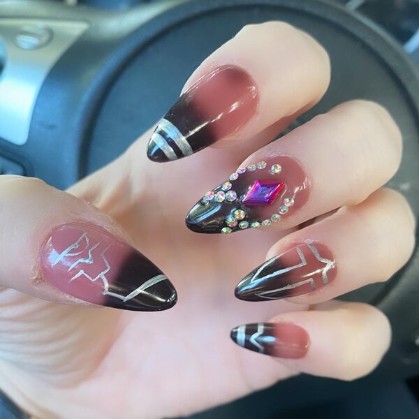 ZAYNE (love and Deep Space) Press on Nails - Etsy