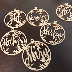 Custom CHRISTMAS Tree Baubles Christmas Tree Decor | Etsy