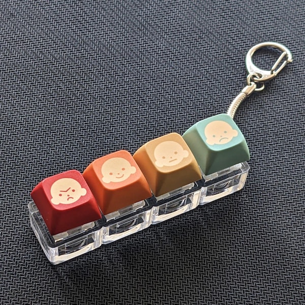 Mood Fidget Keycap Keychains (with Lights!) - Etsy