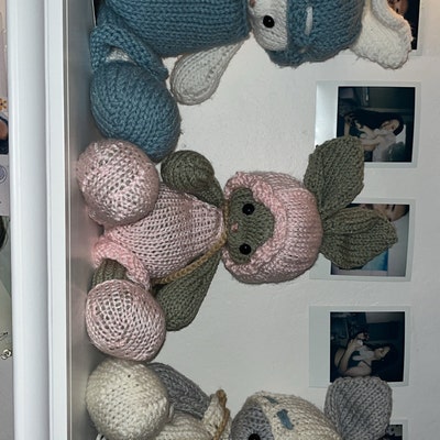 Sir Percival, the Gentleman Bear Handmade Knit Toy, Monocle Bear in a ...