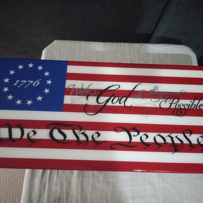 We the People Stencil Farmhouse Stencil Patriotic Stencil America Decor ...