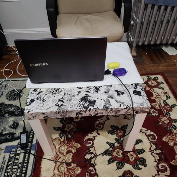 Comic Book Cover Side Table - Etsy