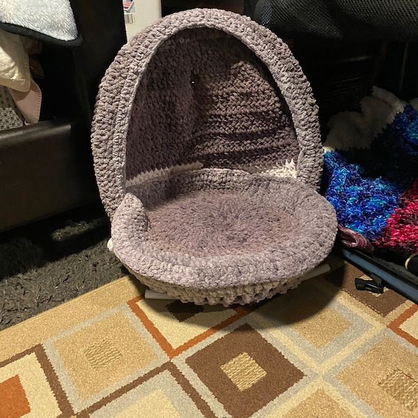 Crochet Kitty Bed Pattern - Etsy