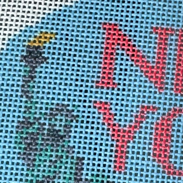 Winnie the Pooh's Honey Needlepoint Christmas Ornament DIY Kit - Etsy