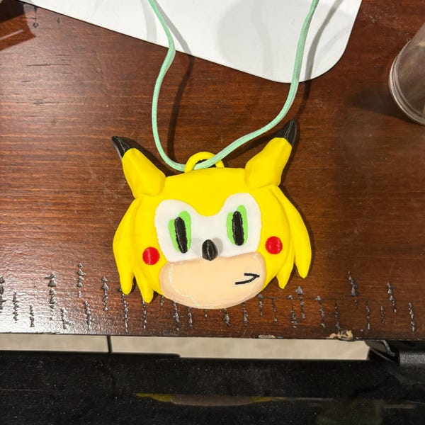 Model Magic Sonichu Medallion - Etsy