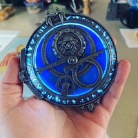 Trollhunters Amulet of Daylight / Eclipse, 3d Printed, Rechargeable LED ...