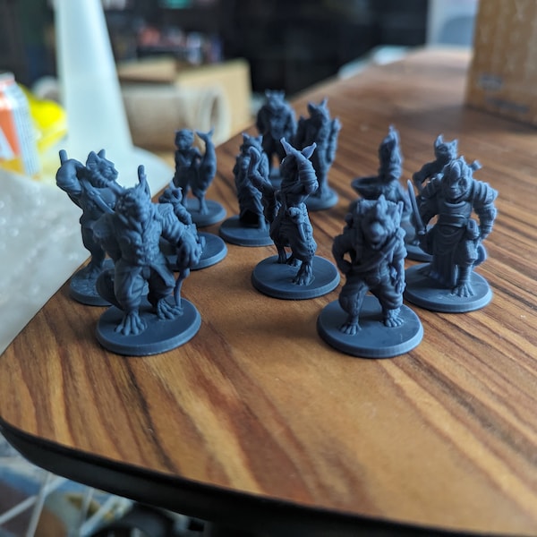 D&D Pathfinder Tabaxi Catfolk Collection | 28mm 32mm Fantasy TTRPG PC ...