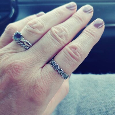 Adjustable Peace Sign Toe Ring Sterling Silver Adjustable Toe - Etsy