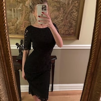 Lace Deborah Bleistift Plissee Knopf zurück vintage Kleid inspiriert ...