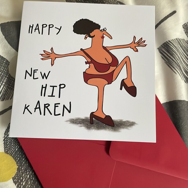 Happy New Hip Card - Congratulations - Hip Replacement - Etsy